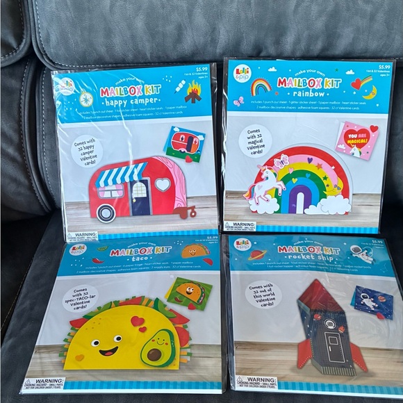 Toys | Mailbox Kit Happy Camper Rainbow Taco Rocket Ship Set | Poshmark
